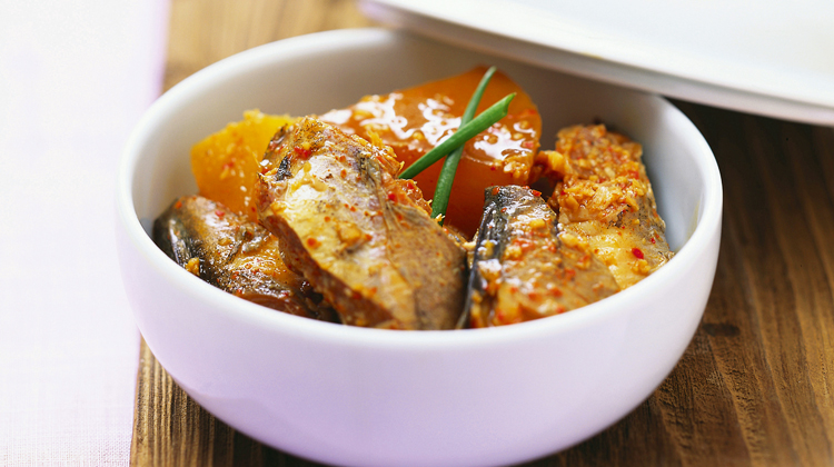 Fish recipe: Whiting fish with pumpkin