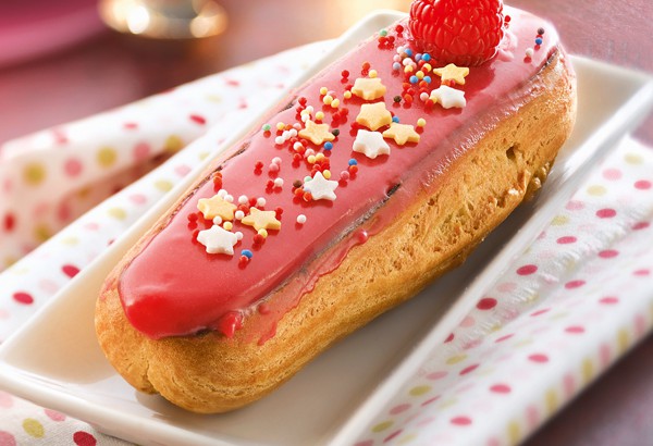 Gourmet recipe: Delicious and delicate raspberry éclairs