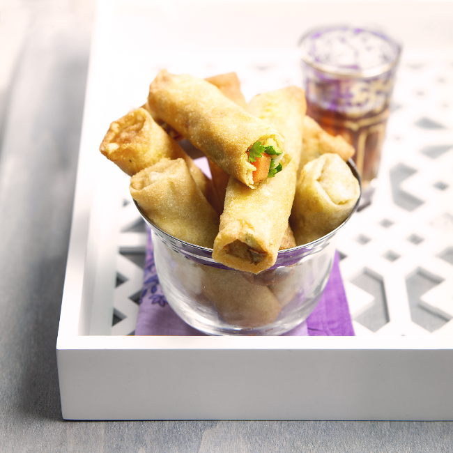 Original recipe: Vegetable spring rolls