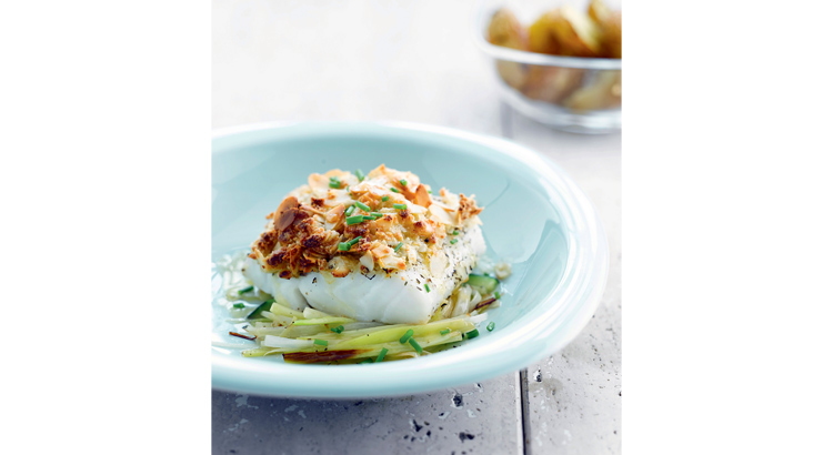 Fish recipe: Fish with almond crumble